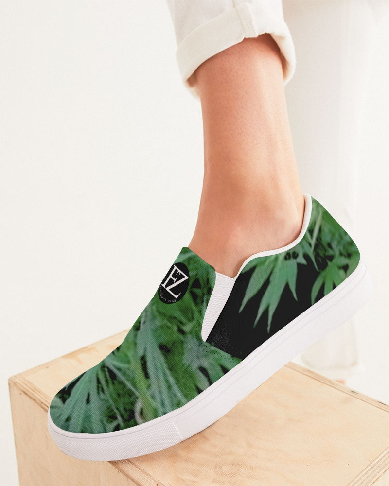 THE BUD - DARKER SHADE Women's Slip-On Canvas Shoe - FZwear